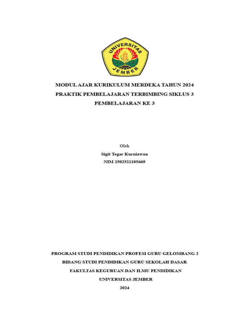 Modul Ajar Pem 2 Siklus 2 - Salin | PDF