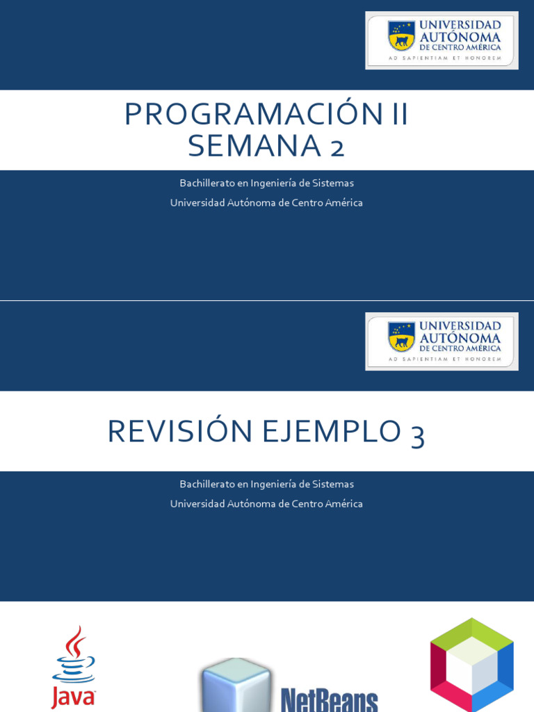 Programacion II - Semana 02 | PDF | Herencia (Programación Orientada a Objetos) | Java (lenguaje ...