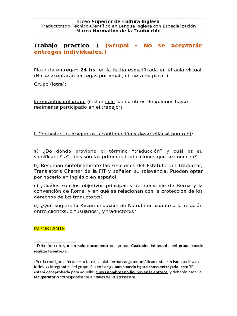 MNT TP 1 - Consigna | PDF