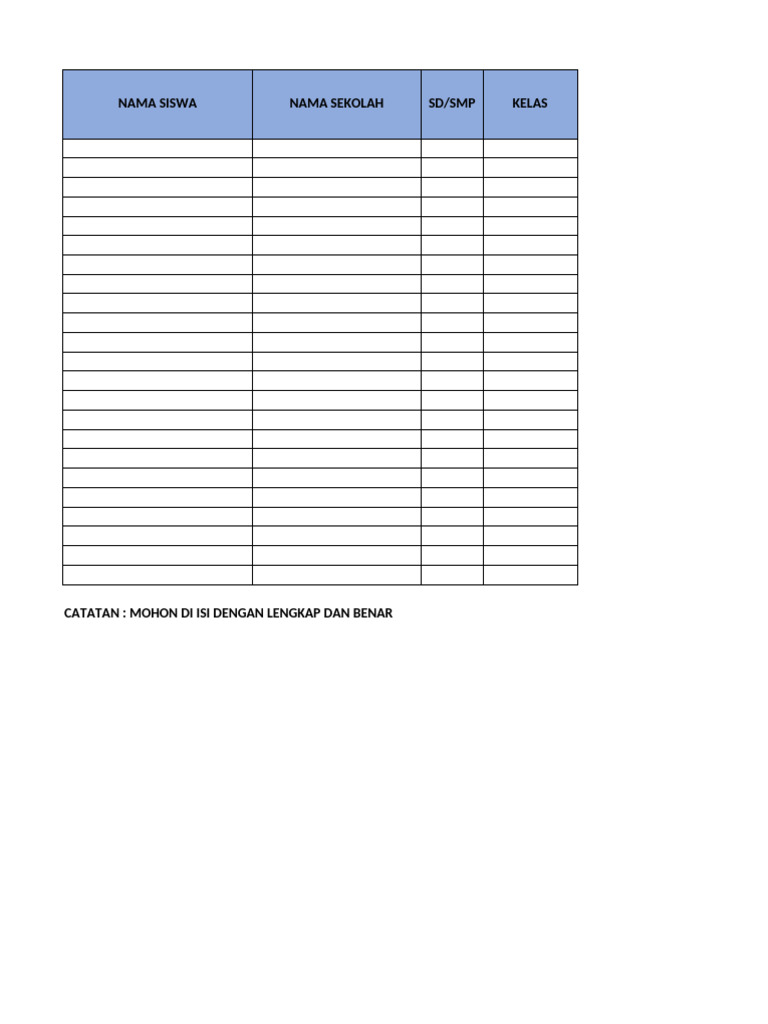 Form Pip Madrasah 2025 | PDF