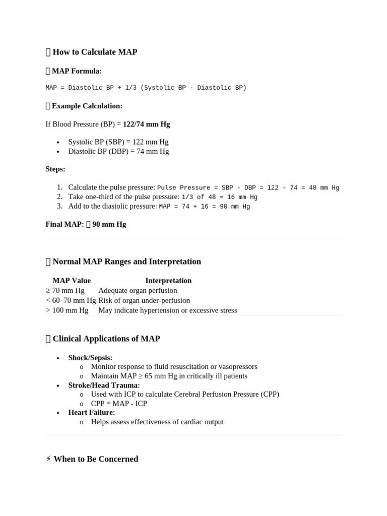 ? How To Calculate MAP | PDF