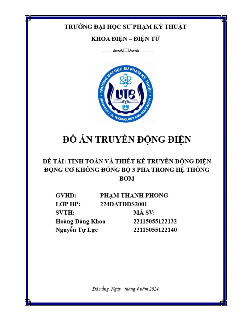 Báo Cáo Đ Án TDD | PDF