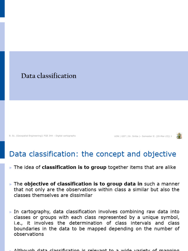 Data Classification Techniques in Cartography | PDF | Quantile | Map