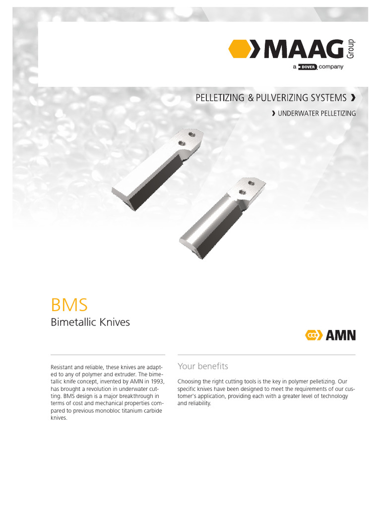 BMS Bimetallic-Knives | PDF | Knife | Materials