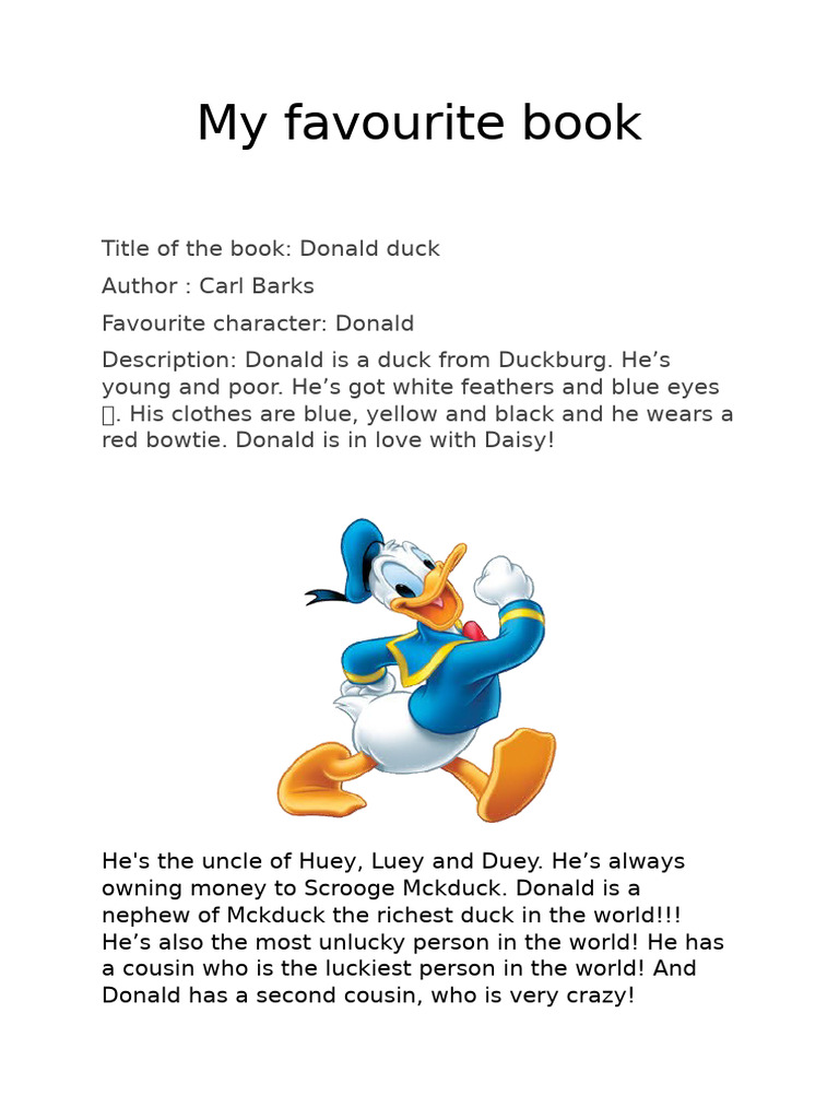 My Favourite Book | PDF