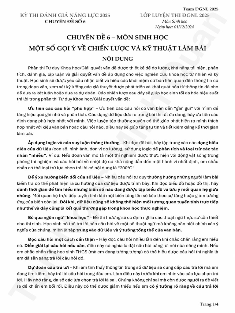 (Updated 2025 - Printing) CD6-ChienThuatLamBai | PDF