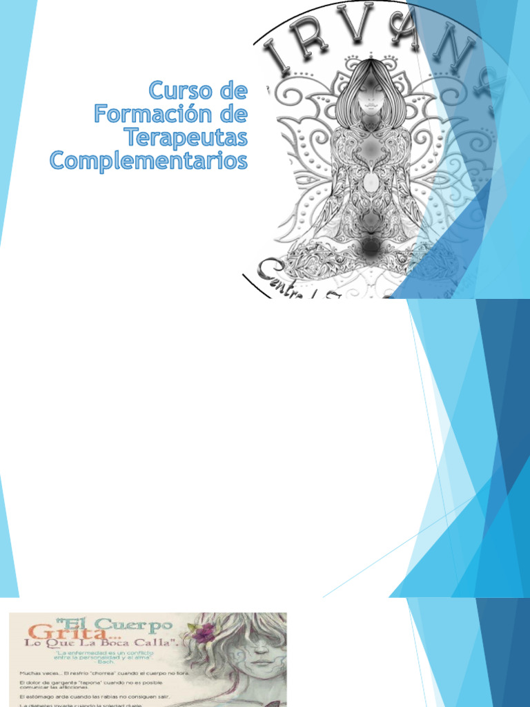 Curso de Formacion Terapeutas Complementarios | PDF