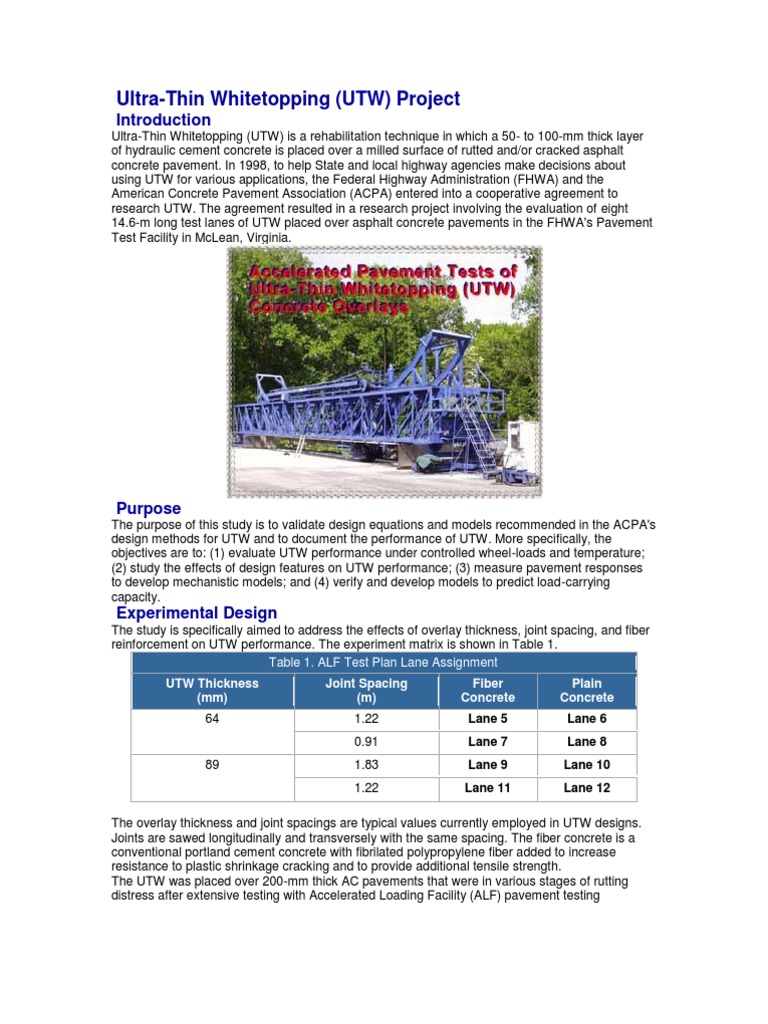 White Topping | Road Surface | Concrete