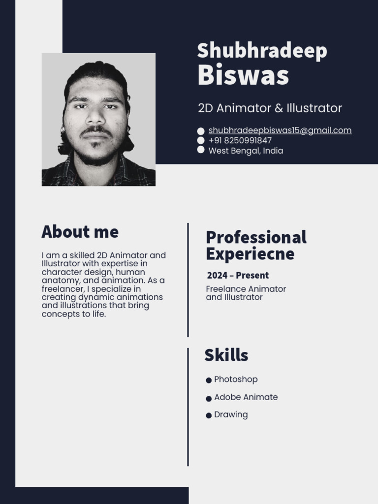 CV - Shubhradeep Biswas | PDF