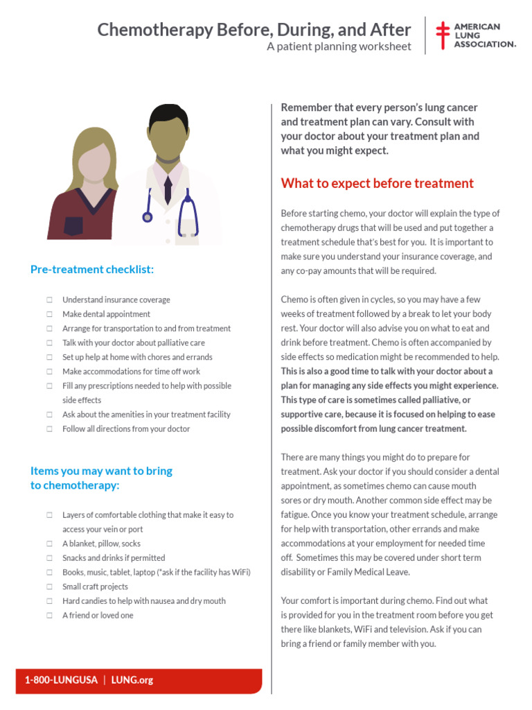 Chemotherapy Patient Planning Guide | PDF | Chemotherapy | Health Sciences