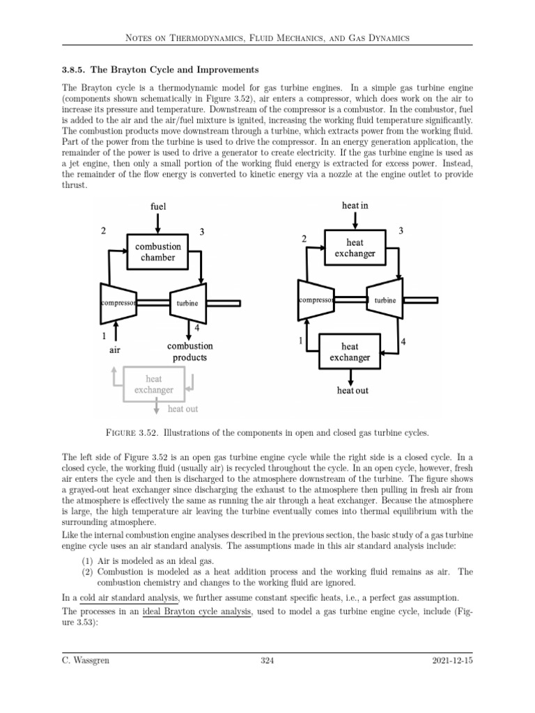 Gas Turbine (Regenerative Cycle) 1 | PDF | Gas Turbine | Engines