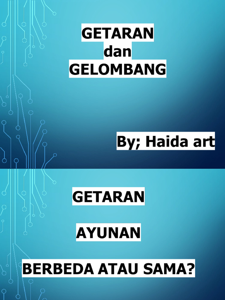 Getaran Dan Gelombang | PDF