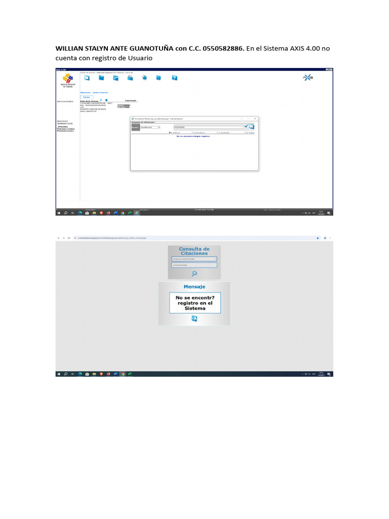 Willian Stalyn Ante GuanotuÑa Con C-1 | PDF