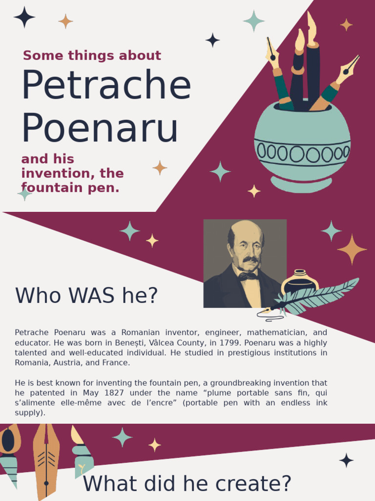 About Petrache Poenaru - 20250528 - 170011 - 0000 | PDF | Pen | Writing