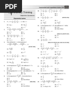 JEE Mains PNC Practice Questions | PDF