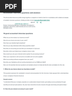 Junior Accountant Questionnaire | PDF