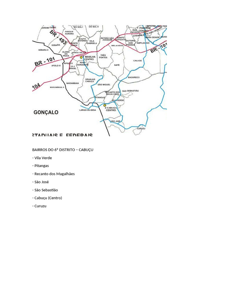 Mapas 6º Distrito | PDF