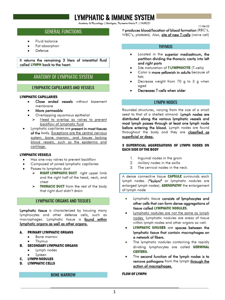 LYMPHATIC IMMUNE SYSTEM (Trans) | PDF | Lymphatic System | Antigen