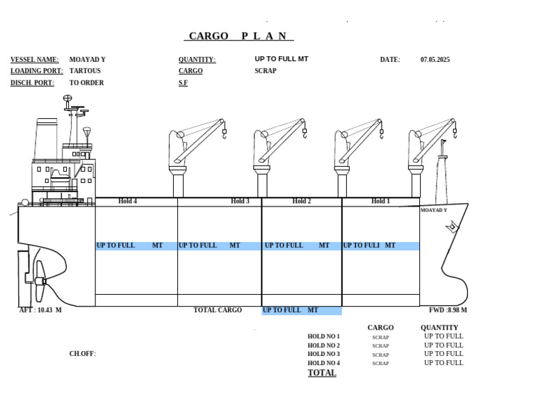 Cargo Plan Rerince 25.03.2025 | PDF