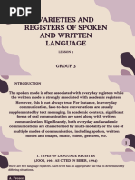 MODULE 3. Language Register | PDF | Linguistics | Disability