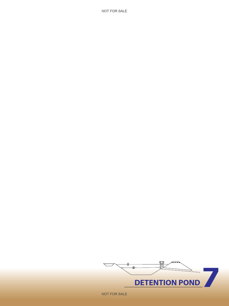 Detention Pond Design Guidelines | PDF | Spillway | Flood