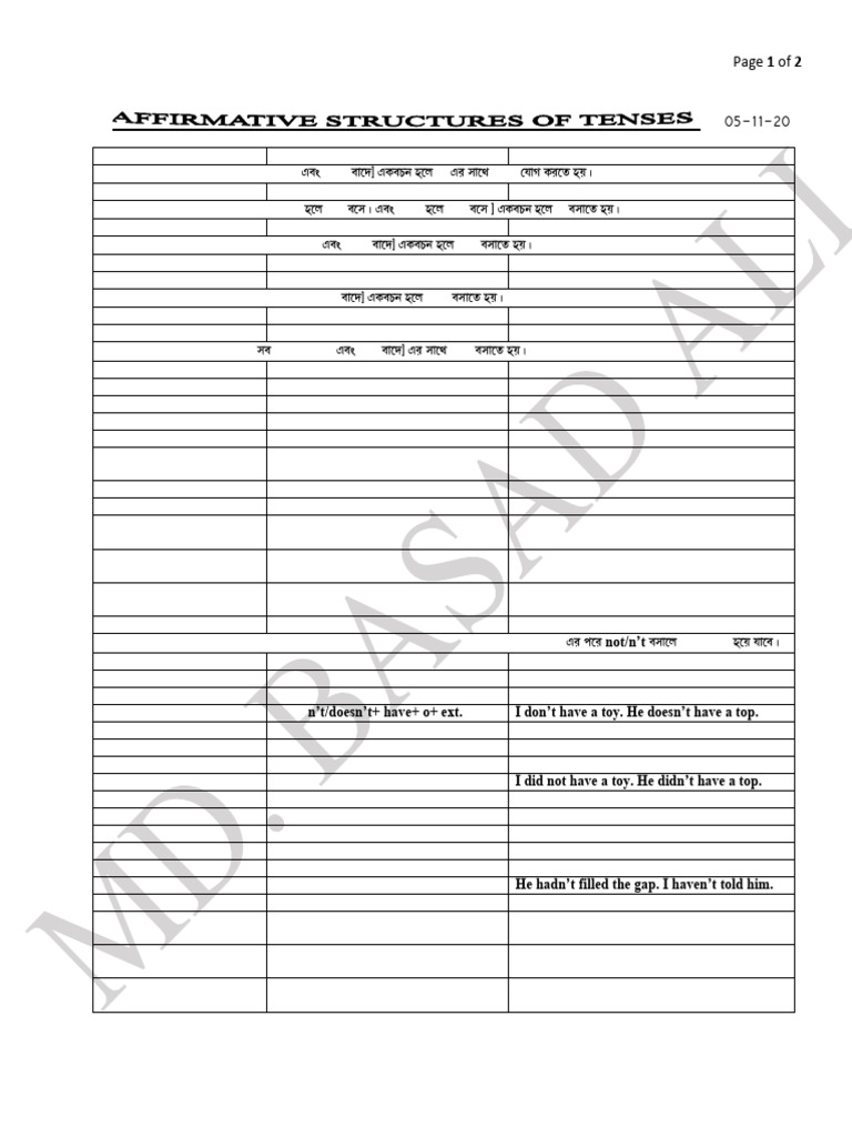 A Structures of Tenses | PDF | Grammatical Tense | Linguistic Typology