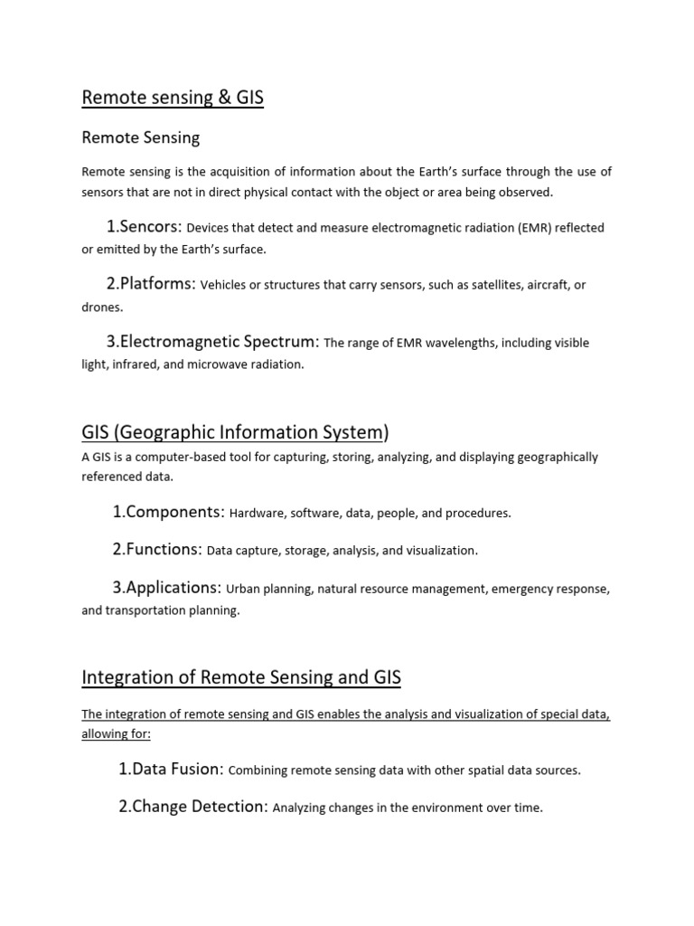 Remote sensing | PDF