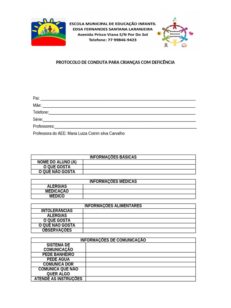 Protocolo Conduta | PDF