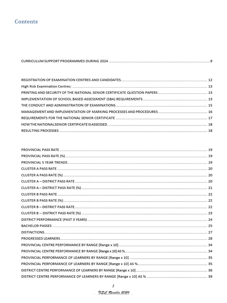 2024 Ecdoe NSC Results 2024 | PDF | Teachers | Learning