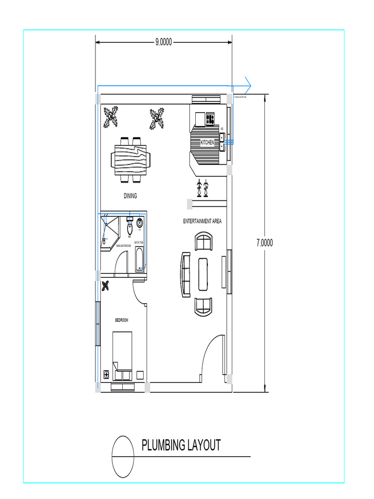 Plate 1 Dario John Mark Plumbing Layout Layout2 | PDF