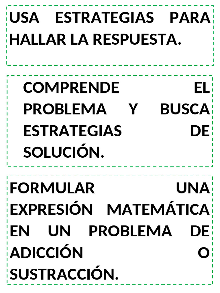 Estrategias para Resolver Problemas Matemáticos | PDF