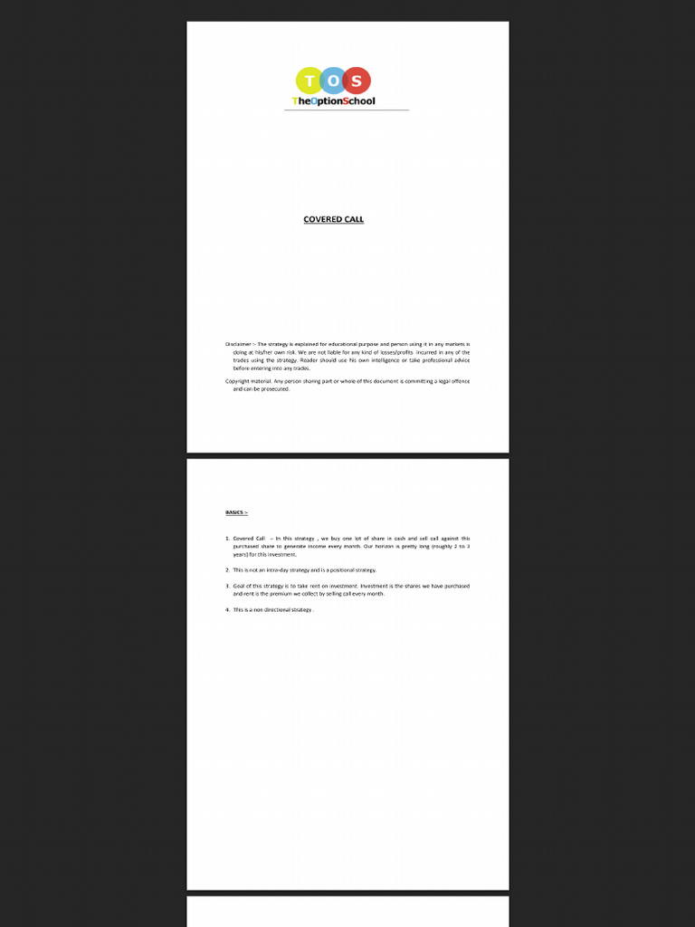 Covered Call | PDF