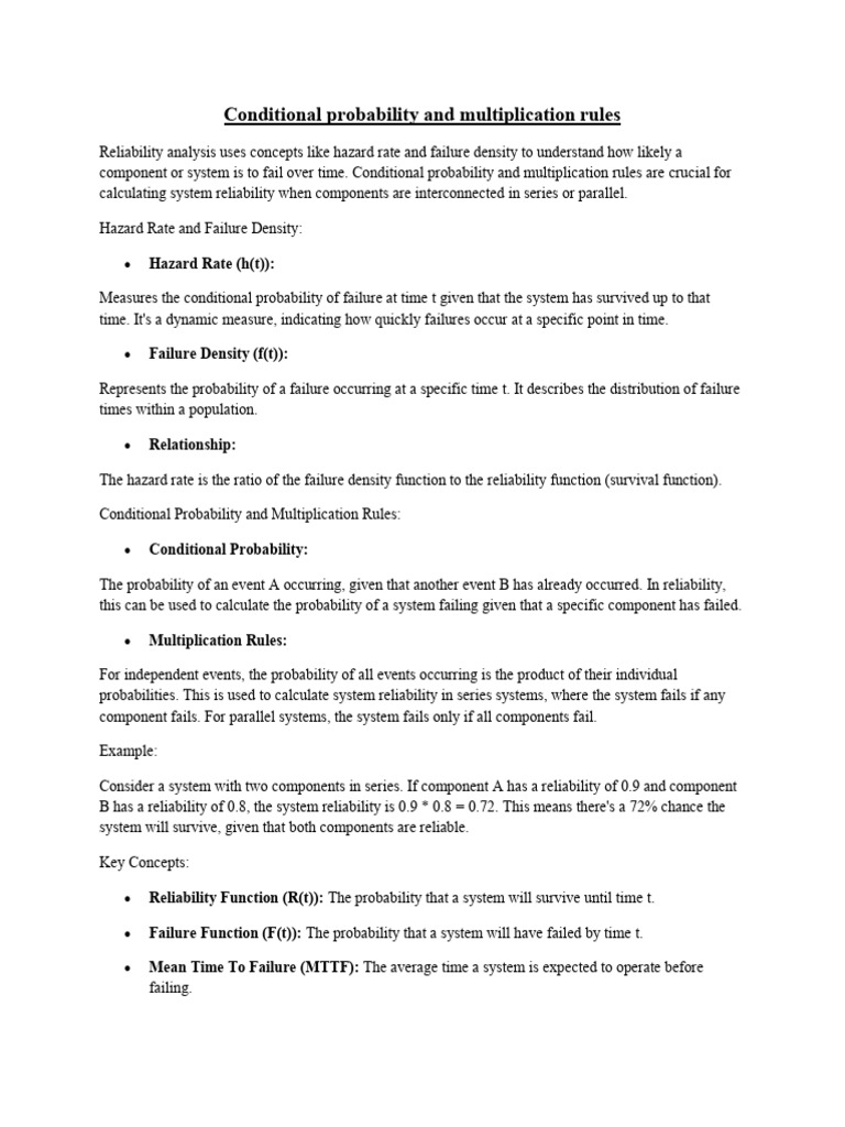 Conditional Probability and Multiplication Rules | PDF