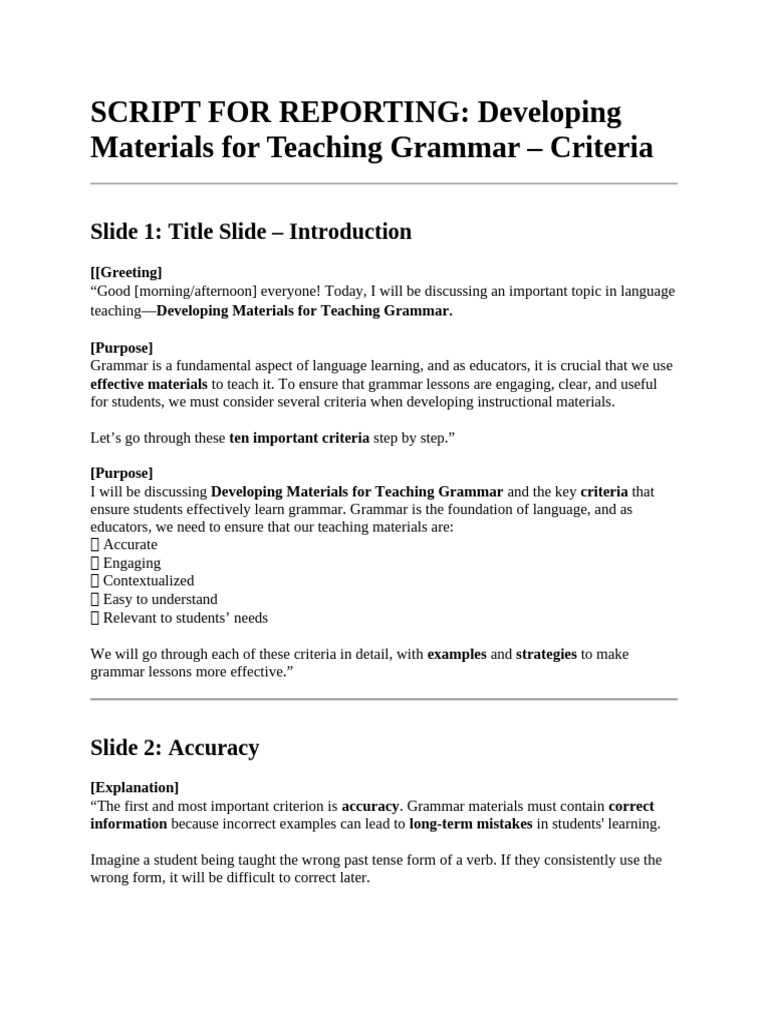 SCRIPT-FOR-REPORTING-pasana | PDF | Grammatical Tense | Learning Styles