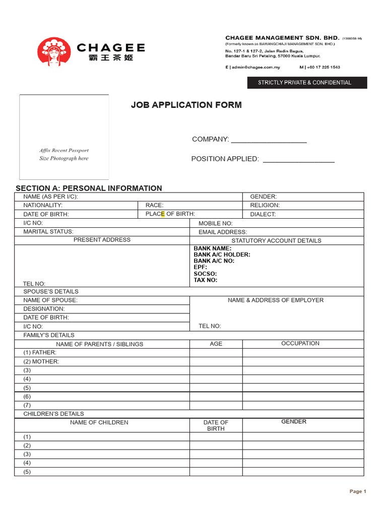 Application Form 2023 | PDF | Salary