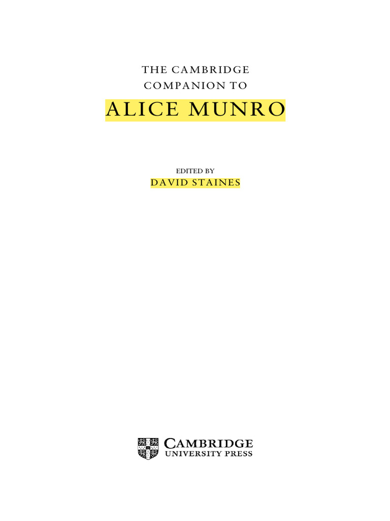 Exploring Maternal Themes in Munro's Work | PDF