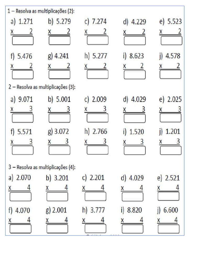 ATIVI.MULTIPLICACAO | PDF