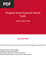 Proposal Program Kerja Koperasi Merah Putih | PDF