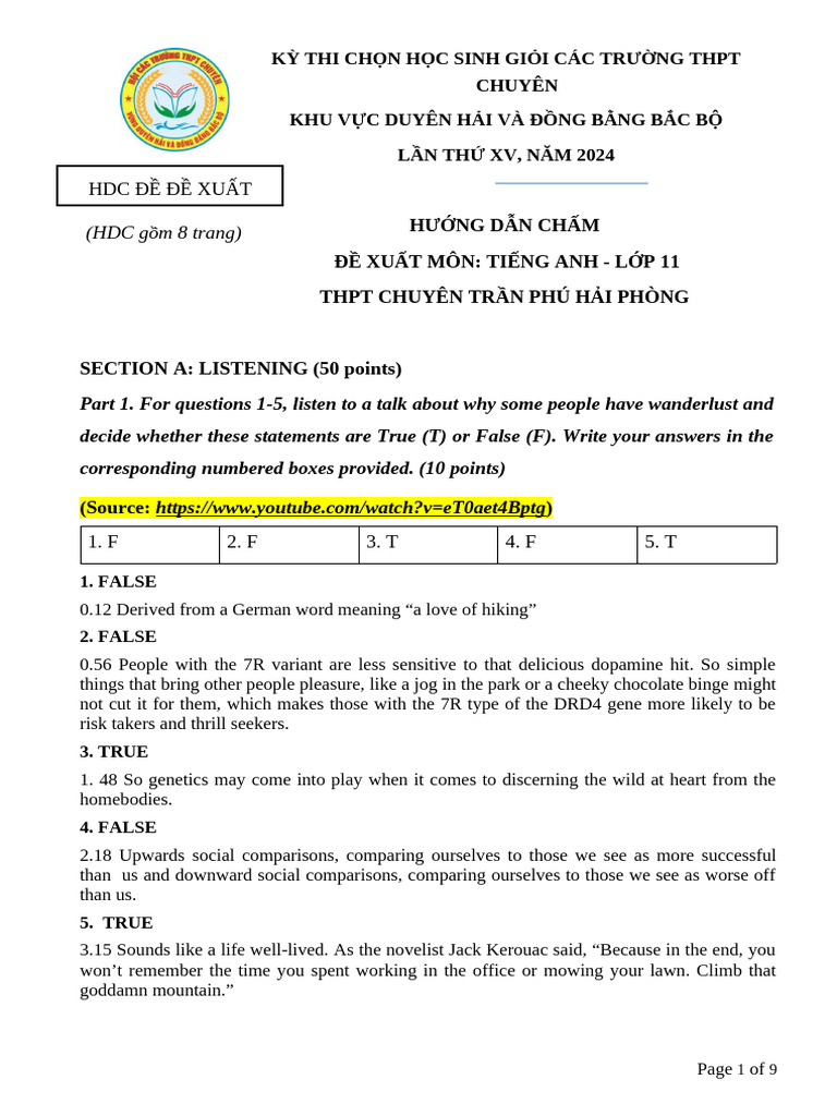 HDC - DHBB - HẢI PHÒNG - ĐỀ ĐỀ XUẤT 11 1 | PDF | Advertising | Paragraph