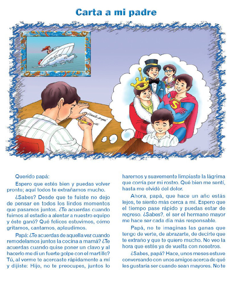 Disfrutamos de La Lectura Carta A Mi Padre | PDF