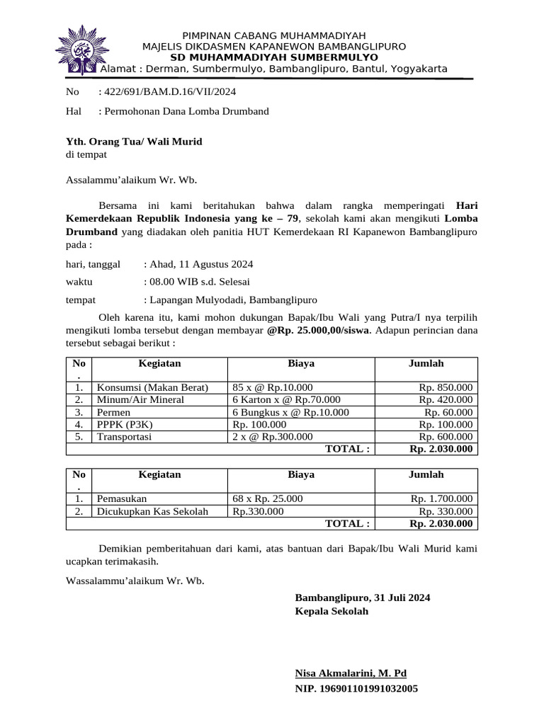 SURAT DRUMBAND | PDF