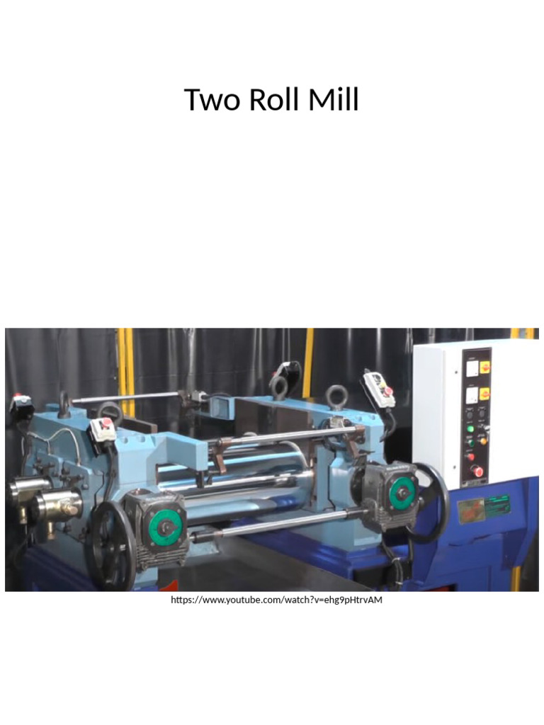 2two Roll Moll and Interal Mixers | PDF