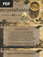 Recrystalliztion of Aspirin | PDF