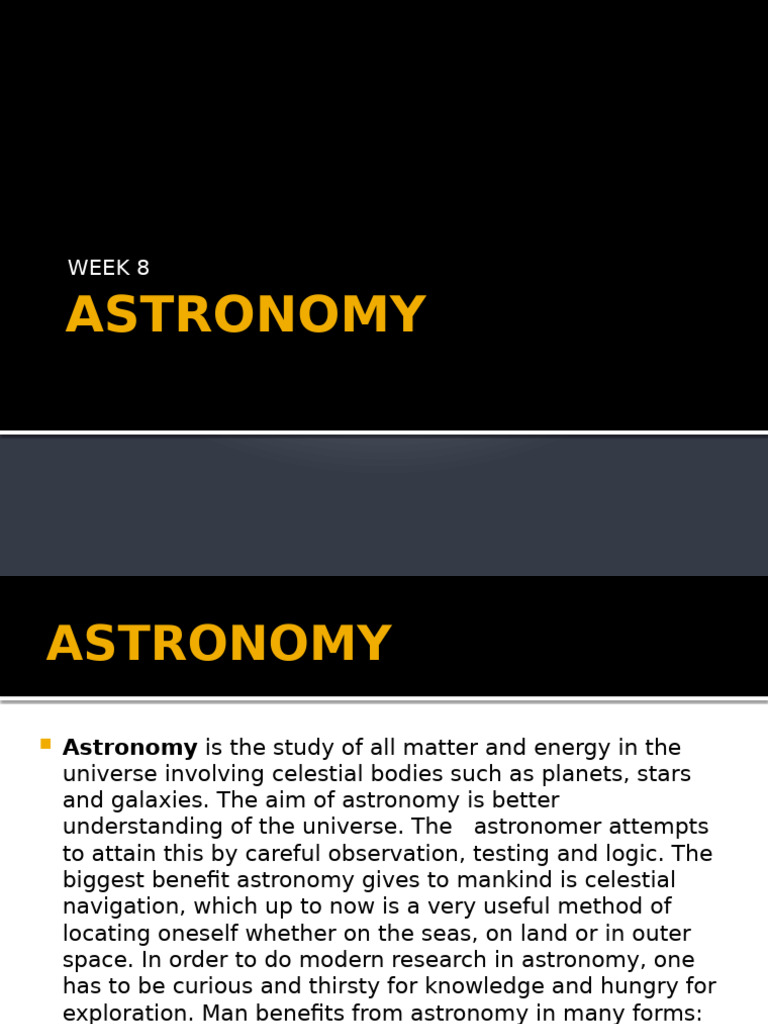 Astronomy | PDF