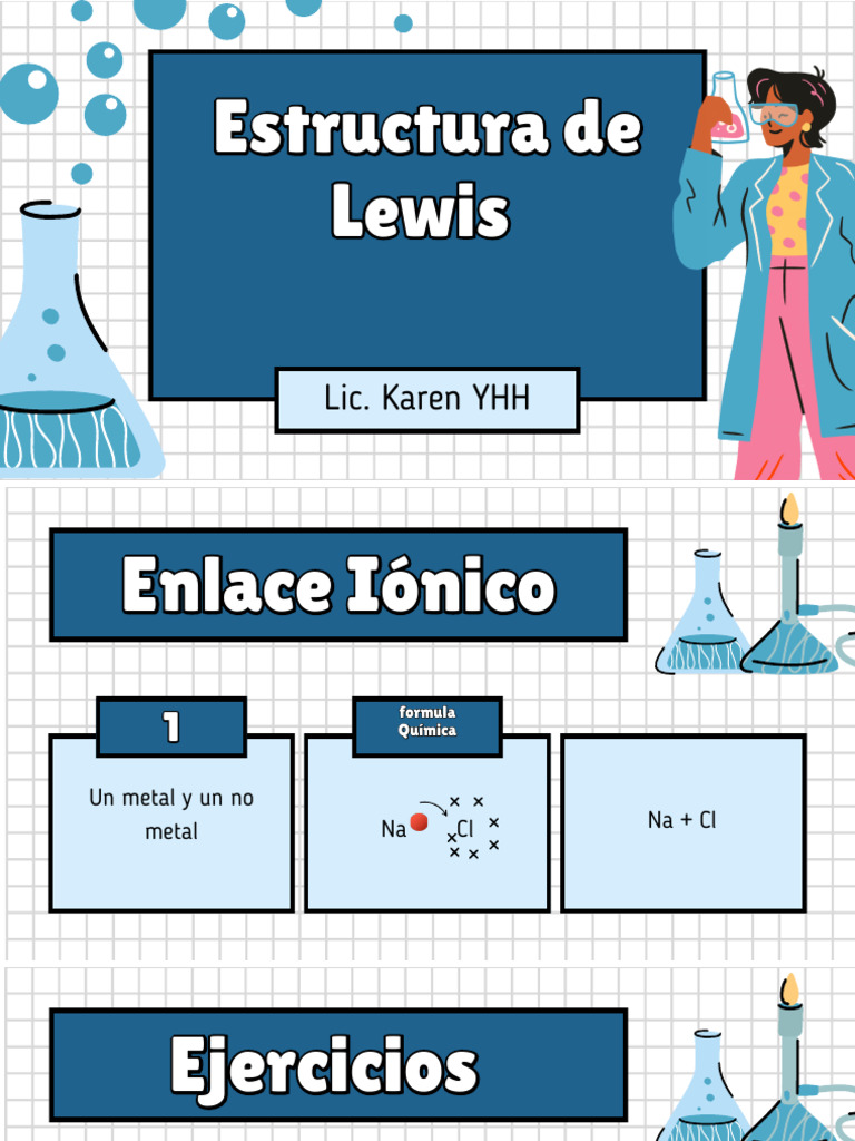 Estructura de Lewis: Iónicos y Covalentes | PDF