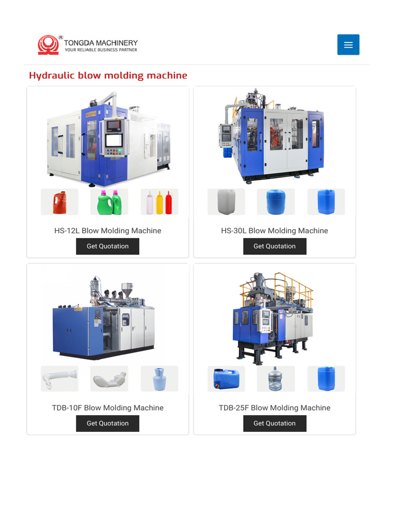 Blow Molding Machine - Biggest Manufacturer From China | PDF ...