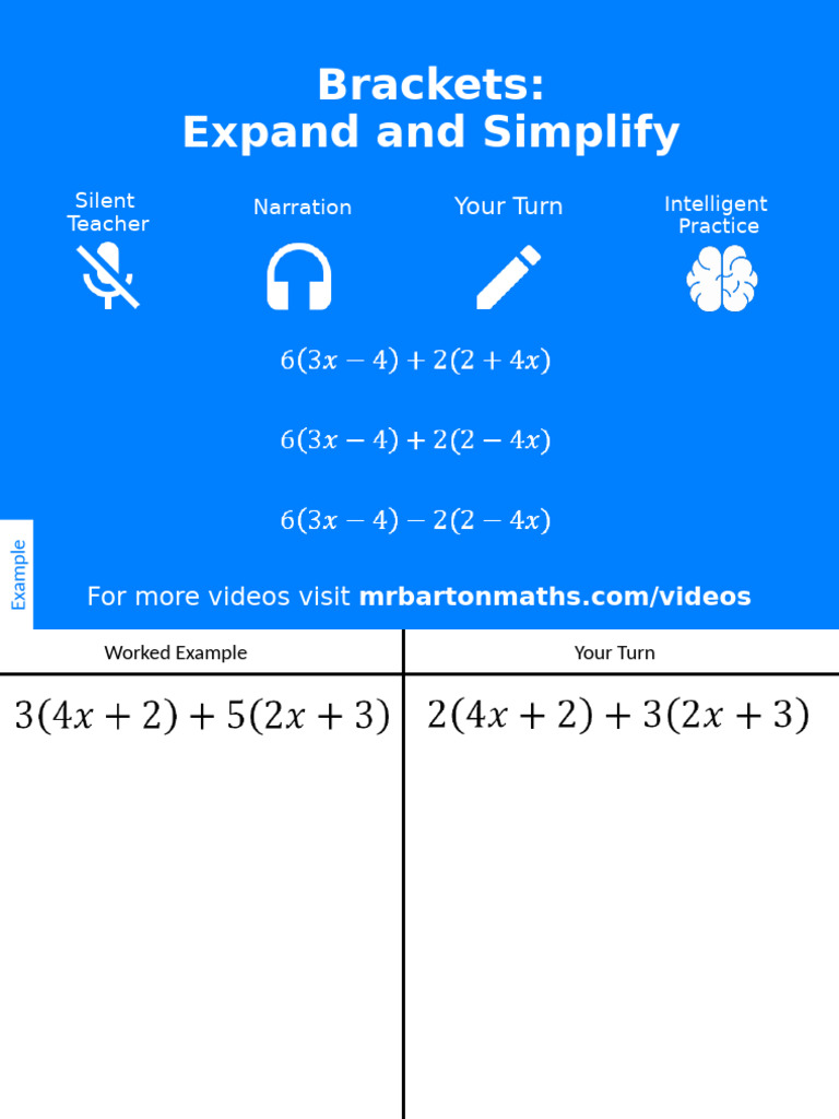 Expand and Simplify | PDF