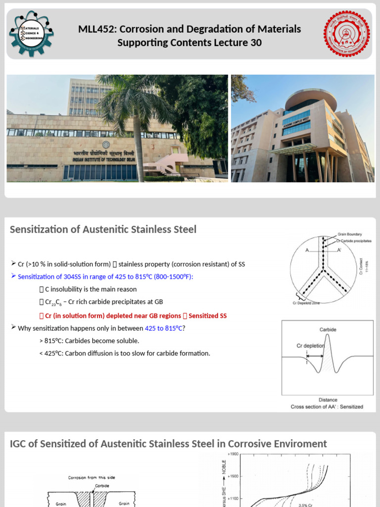 Annotated Lecture 30 | PDF | Corrosion | Building Engineering