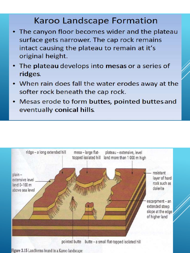 Homoclinal Landscapes and Their Features | PDF | Erosion | Igneous Rock