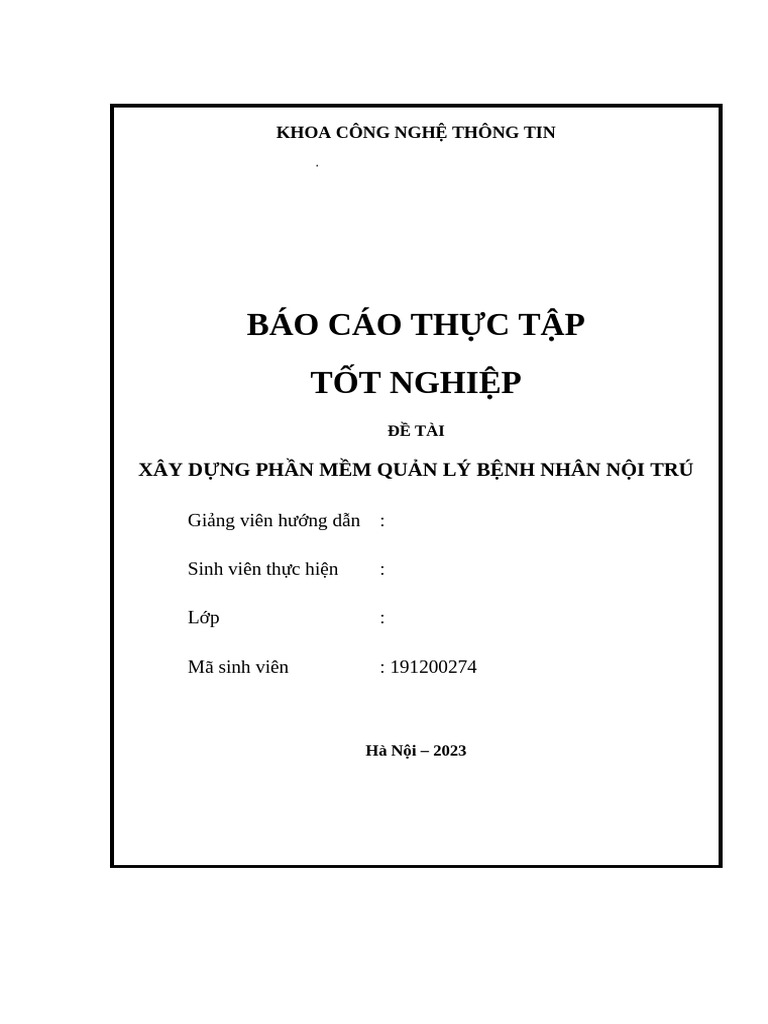Bao Cao | PDF